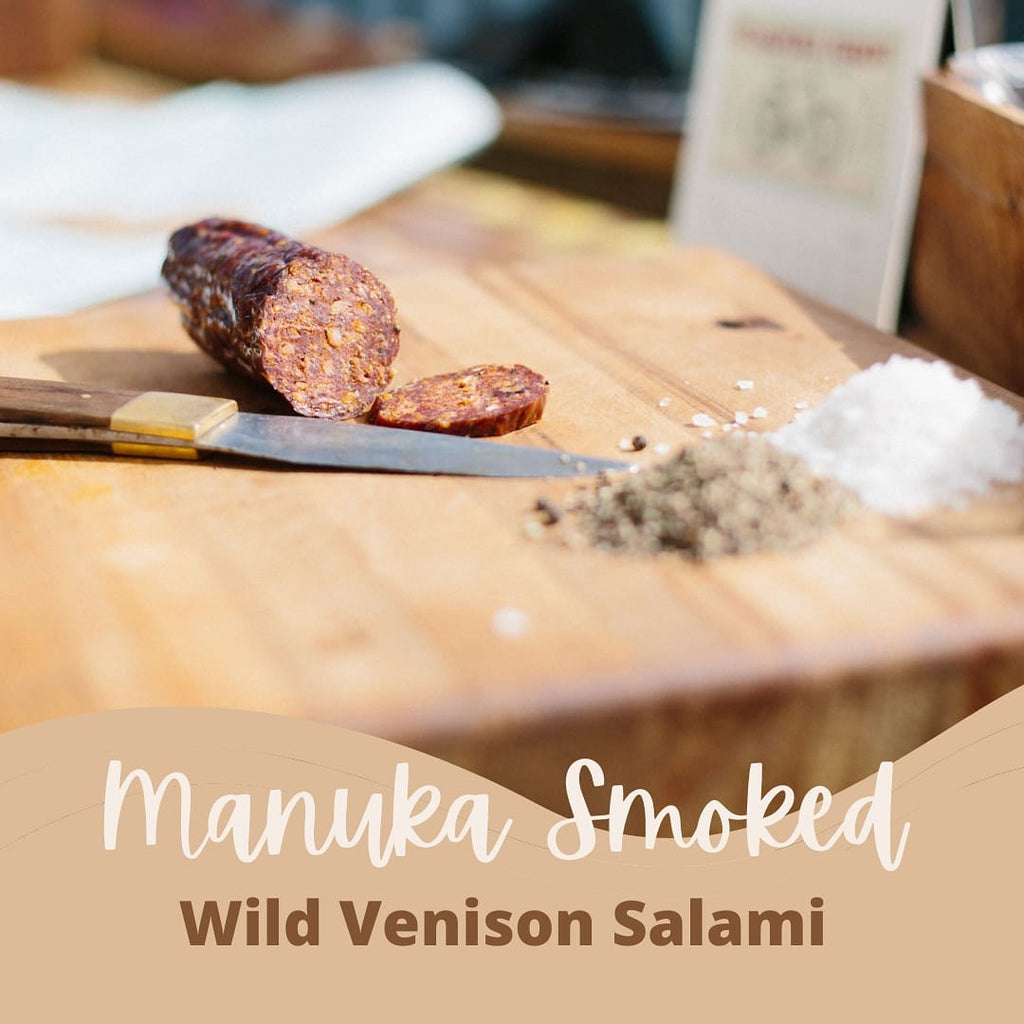 Manuka Smoked Wild Venison Salami - Our New Product – Kiwi Artisan