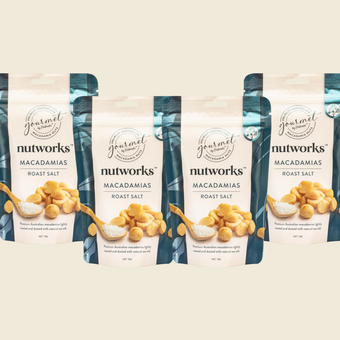 Nutworks Roast Salt Macadamias 75g – Kiwi Artisan
